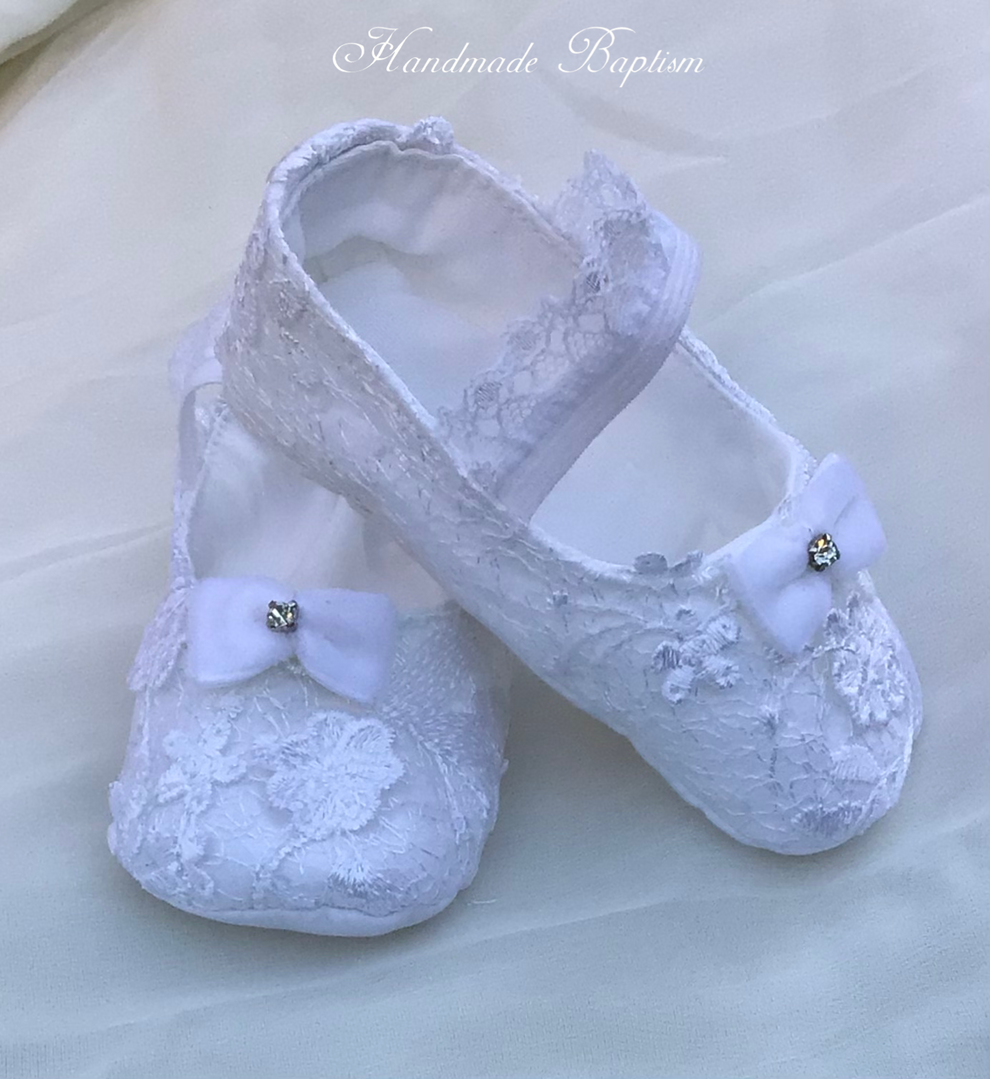 White Christening Gown - Emily – Elena Collection