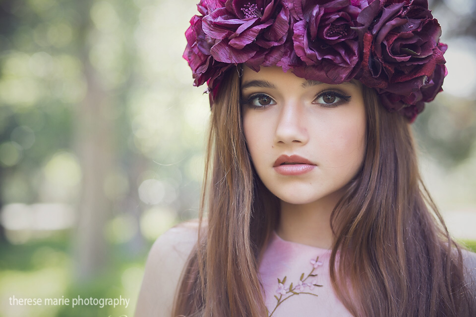 Head Piece- Flower crown - Edith – Elena Collection